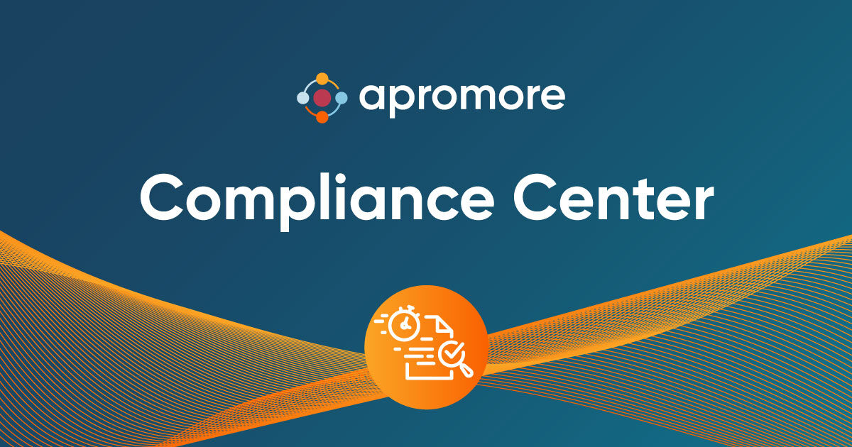 Apromore Product Overview - Compliance Center